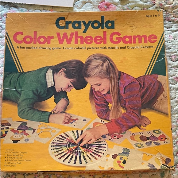 Crayola | Games | Preloved Crayola Color Wheel Game Vibrant Creative ...